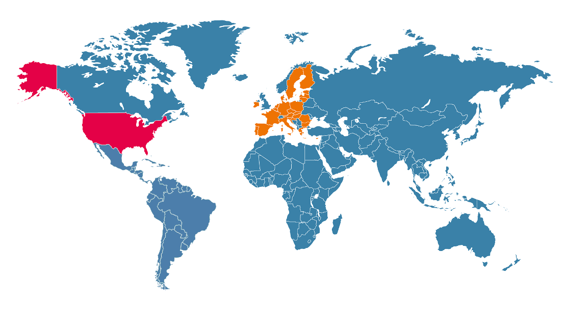 Where we ship from and to | Adventure Spec